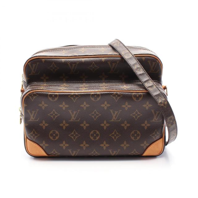ルイ・ヴィトン LOUIS VUITTON ナイル ショルダーバッグ バッグ PVCコーティングキャンバス レザー モノグラム レディース ブラウン系 M45244 【中古】