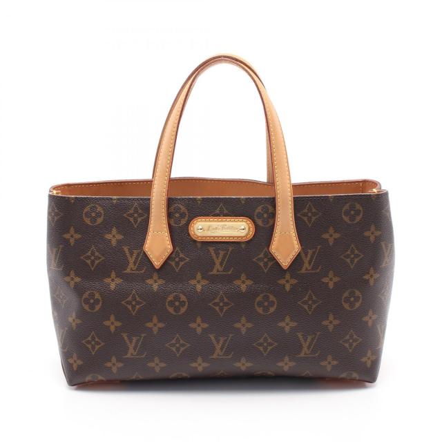 ルイ・ヴィトン LOUIS VUITTON ウィルシャーPM ハンドバッグ バッグ PVCコーティングキャンバス レザー モノグラム レディース ブラウン系 M45643 【中古】