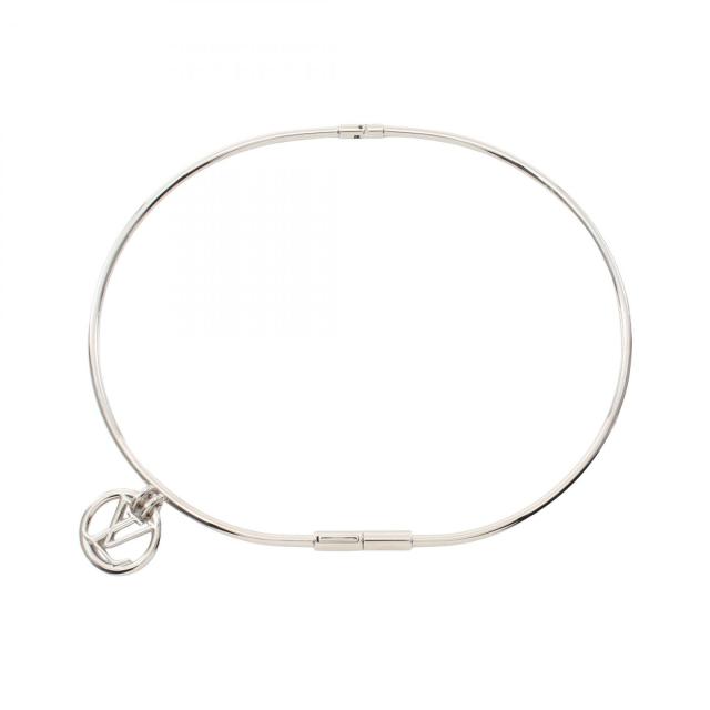 ルイ・ヴィトン LOUIS VUITTON ロゴチャーム ベルト 衣料品 ステンレス レディース シルバー系 MP202M 【中古】