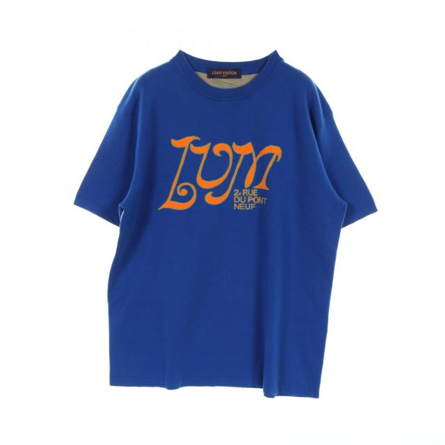 ルイ・ヴィトン LOUIS VUITTON LVMインターシャ ニット 衣料品 トップス コットン メンズ ブルー系 / マルチカラー RM211M ZLW HKN15W 【中古】