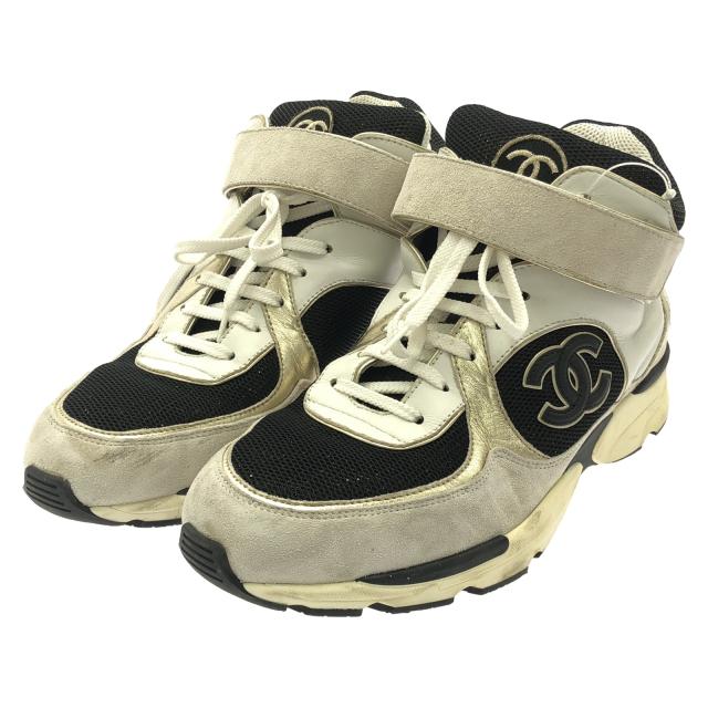 シャネル CHANEL スニーカー スニーカー 靴 メンズ レディース ホワイト系 IG2658 【中古】