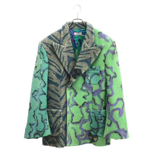 イーアールエル ERL ジャケット 衣料品 アウター ウール メンズ マルチカラー 【中古】