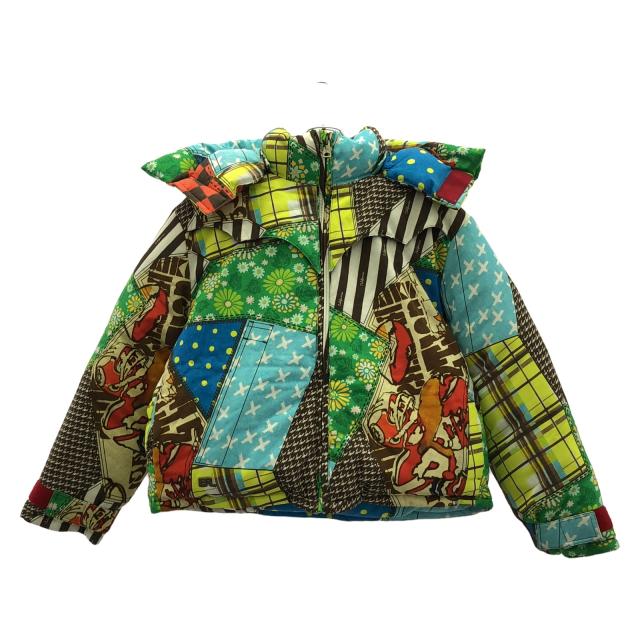 イーアールエル ERL ダウンジャケット COWBOY BOARD ダウンジャケット 衣料品 アウター コットン メンズ マルチカラー 【中古】