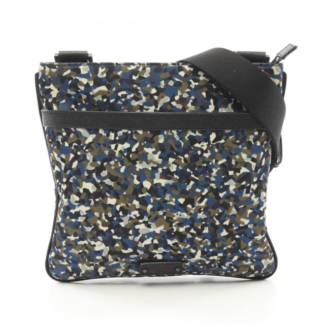 フェンディ FENDI ショルダーバッグ バッグ ナイロン レザー メンズ ブラック系 / マルチカラー 【中古】