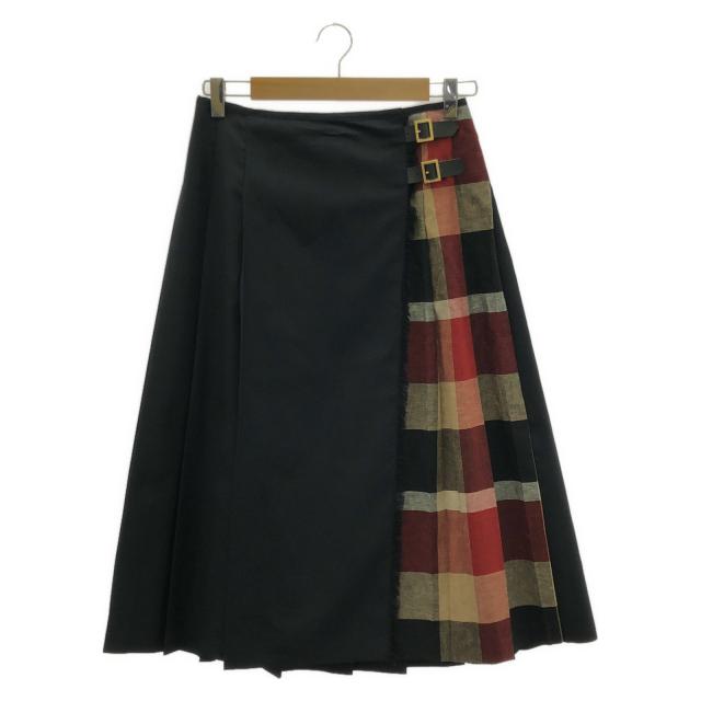 ブルーレーベル・クレストブリッジ BLUE LABEL CRESTBRIDGE スカート スカート 衣料品 ボトムス ポリエステル レディース ネイビー系 【中古】