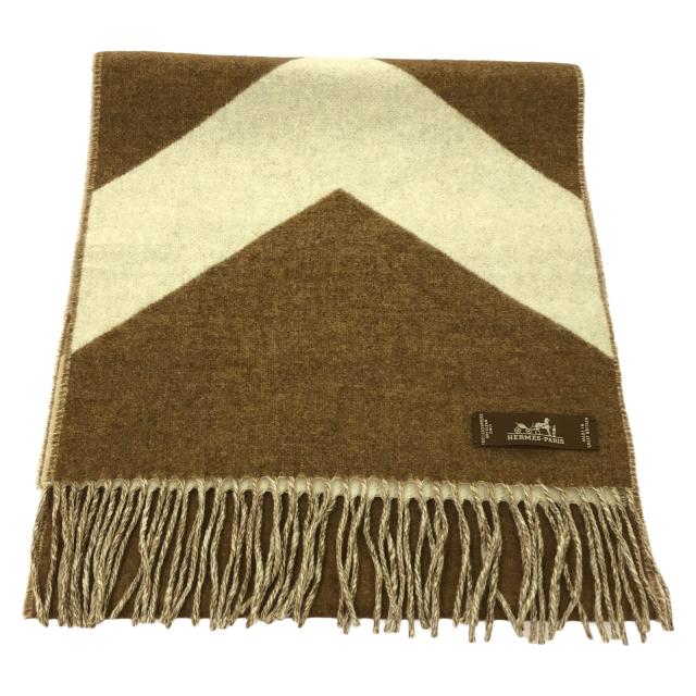 エルメス HERMES マフラー マフラー 衣料品 カシミヤ レディース ブラウン系 【中古】