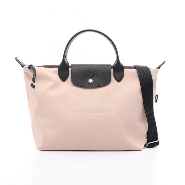 ロンシャン Longchamp ル プリアージュ エナジー L トップハンドル トートバッグ バッグ キャンバス レザー レディース ピンク系 / ブラック系 L1515HSR542 【新品】