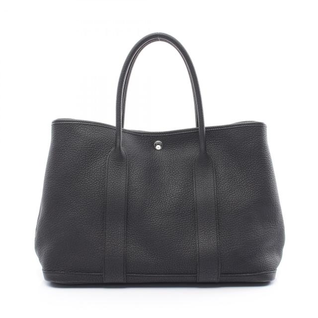エルメス HERMES ガーデンパーティPM トートバッグ バッグ ネゴンダ ネゴンダ レディース ブラック系 【中古】
