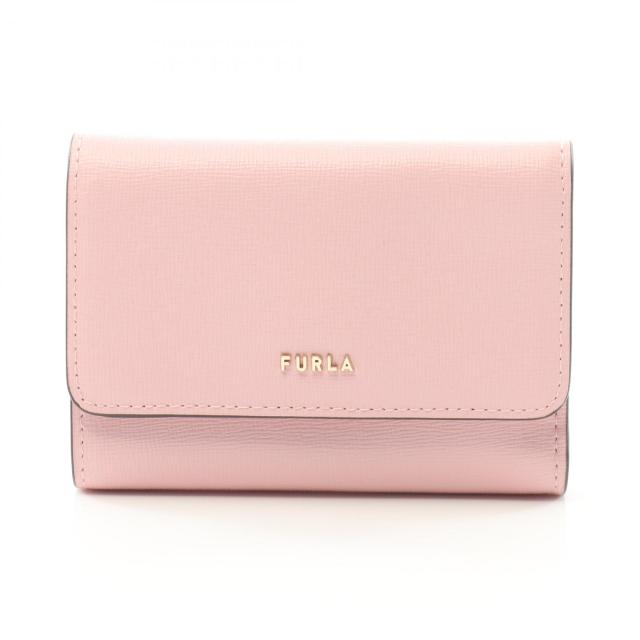 フルラ Furla BABYLON S バビロン 二つ折り財布 財布 レザー レディース ピンク系 【中古】