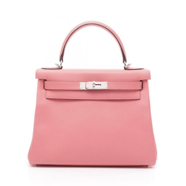 エルメス HERMES ケリー28 ヴェルソ ハンドバッグ バッグ エバーカラー エバーカラー レディース ピンク系 / レッド系 ﾙｰｼﾞｭｴｷｿﾞﾁｯｸ 【中古】
