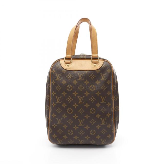 ルイ・ヴィトン LOUIS VUITTON エクスキュルシオン ハンドバッグ バッグ PVCコーティングキャンバス レザー モノグラム レディース ブラウン系 M41450 【中古】