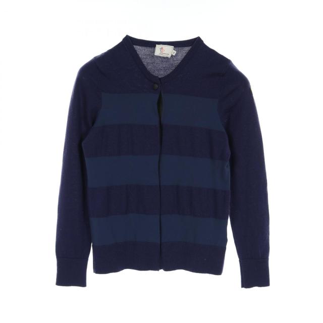モンクレールグルノーブル MONCLER GRENOBLE カーディガン 衣料品 トップス ウール レディース パープル系 / ネイビー系 94544 【中古】