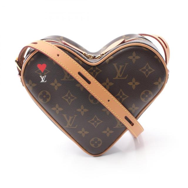 ルイ・ヴィトン LOUIS VUITTON サック クール ショルダーバッグ バッグ PVCコーティングキャンバス レザー モノグラム レディース ブラウン系 M57456 【中古】