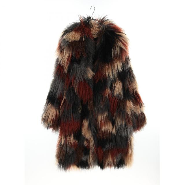 マイケルコース Michael Kors 衣料品 アウター ラムファー レディース ブラウン系 / グレー系 / マルチカラー 【中古】