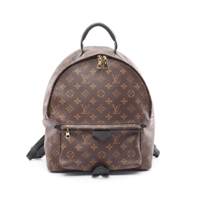 ルイ・ヴィトン LOUIS VUITTON パームスプリングス バックパックMM リュックサック バックパック バッグ PVCコーティングキャンバス レザー モノグラム レディース ブラウン系 M41561 【中古】
