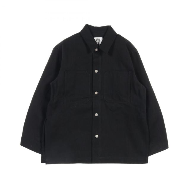 カオス Chaos WHY NOT NOW タホデニムシャツ 衣料品 アウター コットン レディース ブラック系 【中古】