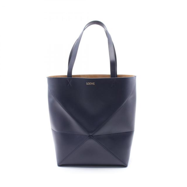 ロエベ LOEWE パズルフォルドトート ラージ トートバッグ バッグ レザー レディース ネイビー系 B933Q18X014467 【新品】