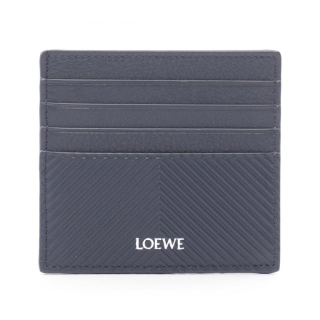 ロエベ LOEWE オープンカードホルダー カードケース アクセサリー レザー レディース ネイビー系 C779W72X015544 【新品】