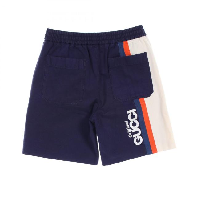 グッチ GUCCI パンツ 衣料品 ボトムス コットン メンズ ネイビー系