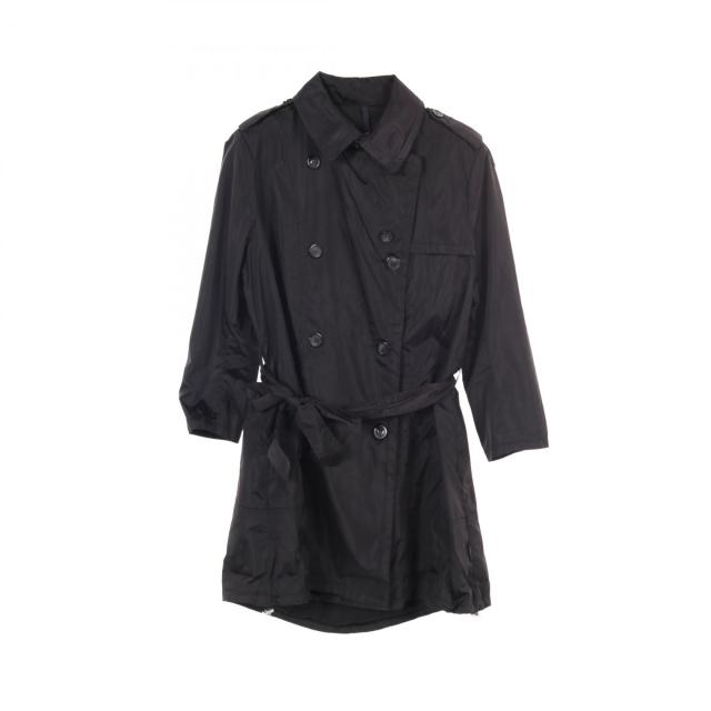 モンクレール MONCLER LEMENEZ トレンチコート 衣料品 アウター ポリエステル レディース ブラック系 4913700 【中古】