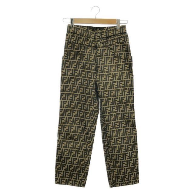 フェンディ FENDI ボトムス パンツ 衣料品 ボトムス ポリエステル レディース ブラウン系 【中古】