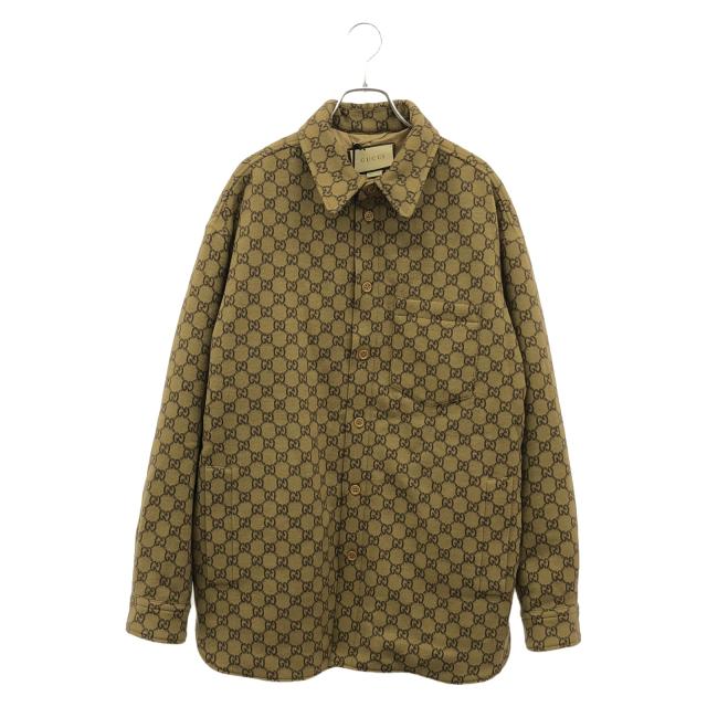 グッチ GUCCI ウールジャケット 衣料品 アウター ウール メンズ ブラウン系 762183 【中古】