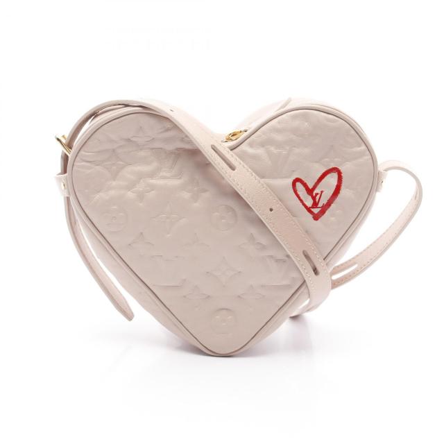 ルイ・ヴィトン LOUIS VUITTON サッククール フォーリンラブ ハートボックス ショルダーバッグ バッグ レザー モノグラム レディース ピンク系 M58738 【中古】