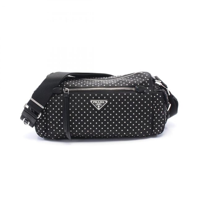 プラダ PRADA Re-Nylon ショルダーバッグ バッグ ナイロン レザー レディース ブラック系 1BC2362HGVF0002 【新品】