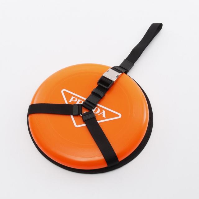プラダ PRADA フリスビー アクセサリー プラスチック メンズ レディース オレンジ系 2XD0122DYO F0049 【新品】