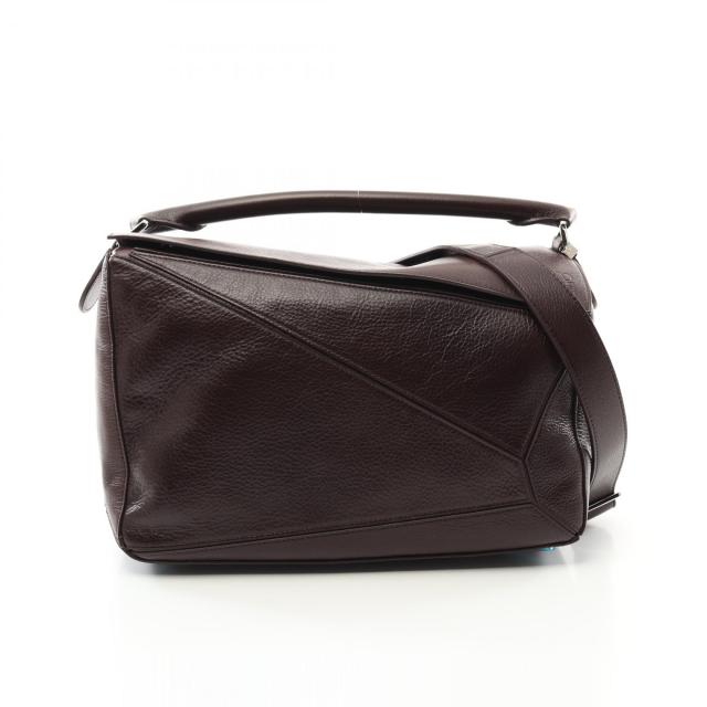 ロエベ LOEWE パズルバッグ ラージ ハンドバッグ バッグ レザー レディース ブラウン系 B510PCLX01 【新品】