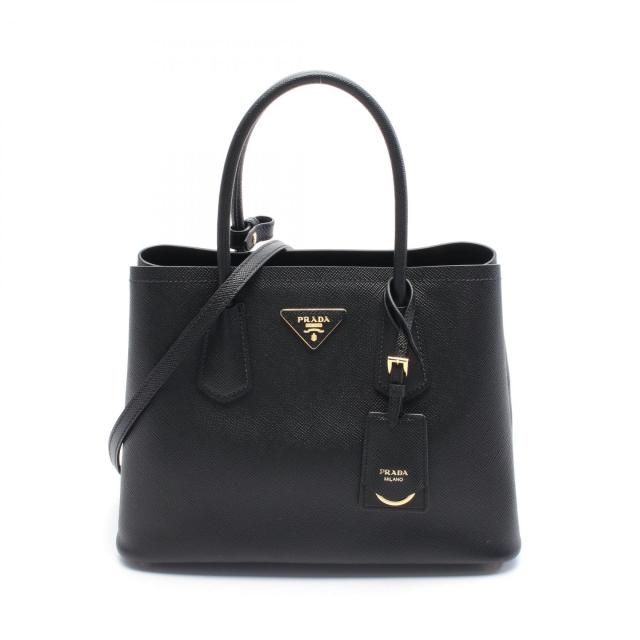 プラダ PRADA SAFFIANO CUIR トートバッグ バッグ サフィアーノレザー レディース ブラック系 1BG8872A4AF0002 【新品】