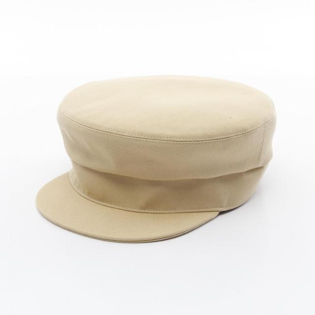 エルメス HERMES ジュリエッタ シーシェル キャップ 帽子 コットン レディース ベージュ系 【中古】