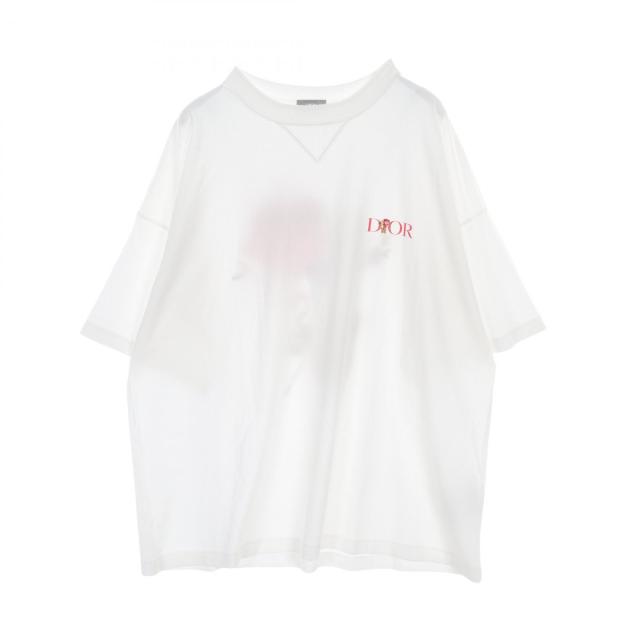 ディオール Dior JARDIN カットソー 衣料品 トップス コットン メンズ ホワイト系 243J685A0677 【中古】