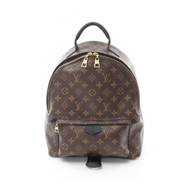 ルイ・ヴィトン LOUIS VUITTON パームスプリングス バックパック MM リュックサック バックパック バッグ PVCコーティングキャンバス レザー モノグラム レディース ブラウン系 / ブラック系 M44874 【中古】