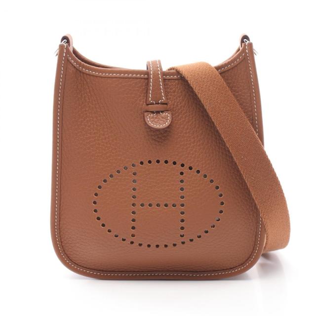 エルメス HERMES エヴリンTPM アマゾン ショルダーバッグ バッグ レザー トリヨンクレマンス トリヨンクレマンス レディース ブラウン系 【中古】