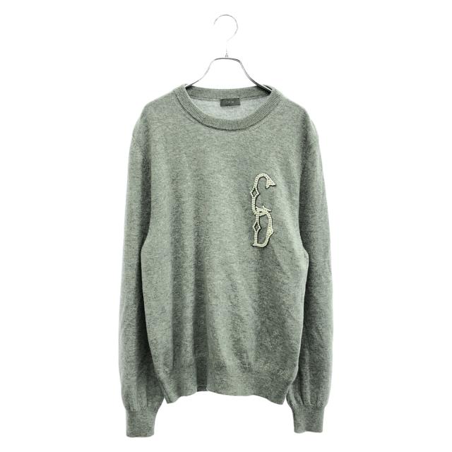 ディオール Dior ニット ニット 衣料品 トップス カシミヤ レディース グレー系 【中古】