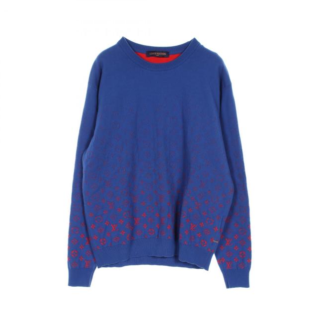 ルイ・ヴィトン LOUIS VUITTON モノグラムグラディエント スウェット 衣料品 トップス コットン メンズ ブルー系 / レッド系 【中古】