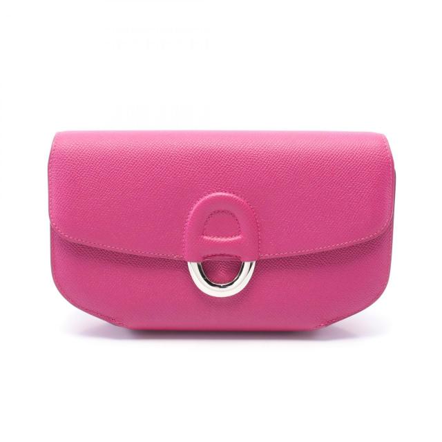 エルメス HERMES シェルシュ ミディ セカンドバッグ クラッチバッグ バッグ レザー ヴォーエプソン ヴォーエプソン レディース ピンク系 【中古】