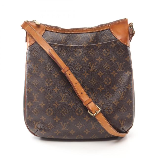ルイ・ヴィトン LOUIS VUITTON オデオンMM ショルダーバッグ バッグ PVCコーティングキャンバス レザー モノグラム レディース ブラウン系 M56389 【中古】