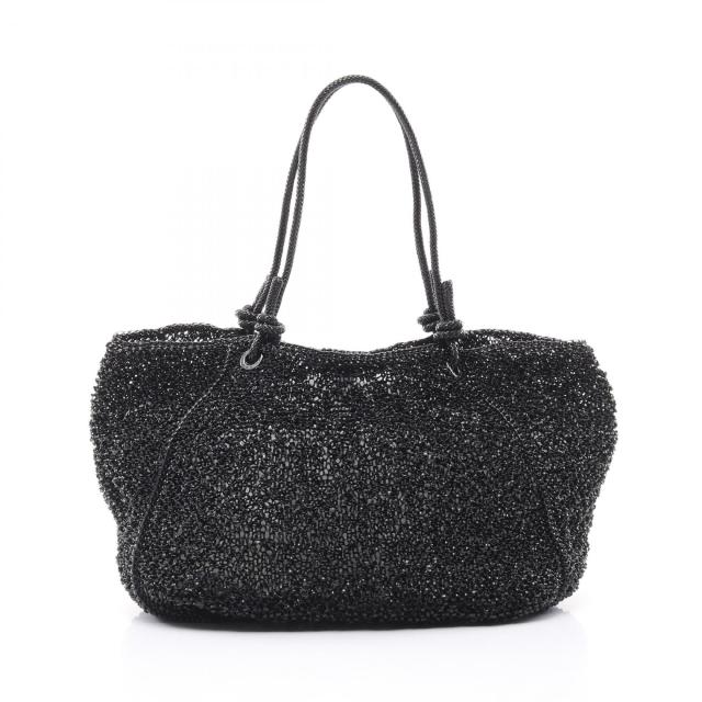 アンテプリマ ANTEPRIMA ワイヤーバッグ ノードU トートバッグ バッグ PVCコーティングキャンバス レディース ブラック系 PB24SS75A8-145 【中古】