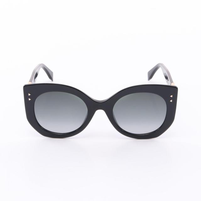 フェンディ FENDI ピーカブー サングラス 衣料品 プラスチック レディース ブラック系 FF0265/S 【中古】