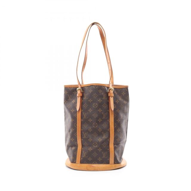 ルイ・ヴィトン LOUIS VUITTON バケットGM ショルダーバッグ バッグ PVCコーティングキャンバス レザー モノグラム レディース ブラウン系 M42236 【中古】