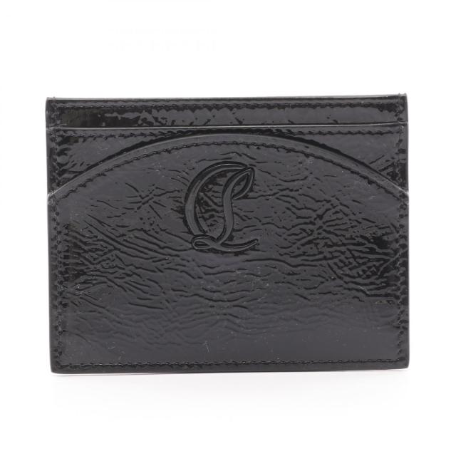 クリスチャンルブタン Christian Louboutin Loubi54 ルビ54 カードホルダー カードケース アクセサリー パテントレザー レディース ブラック系 1255103BK01 【新品】