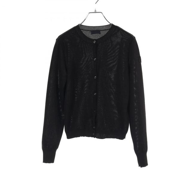 モンクレール MONCLER カーディガン 衣料品 トップス ポリエステル レディース ブラック系 9B00030 【中古】