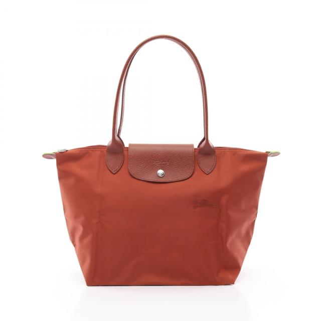 ロンシャン Longchamp ル プリアージュ グリーン M トートバッグ バッグ キャンバス レザー レディース ブラウン系 L2605919404 【新品】