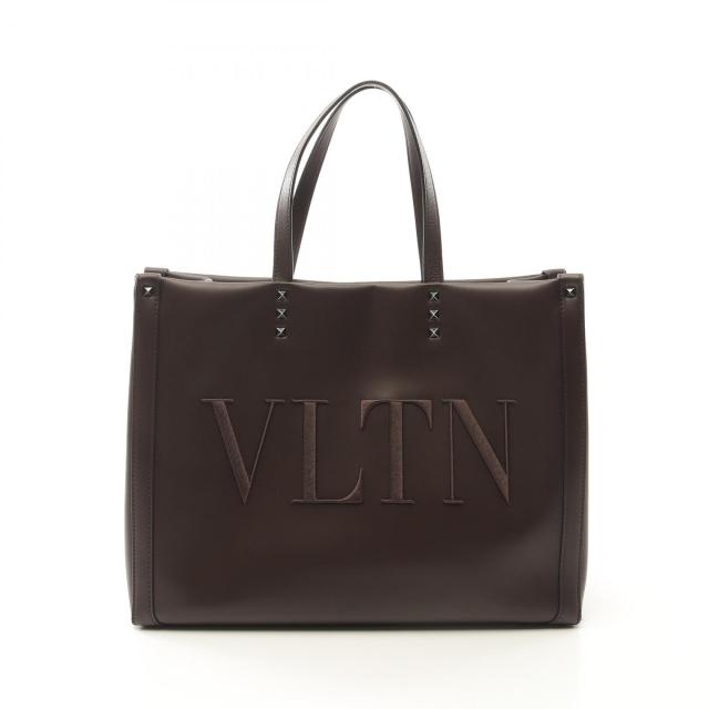ヴァレンチノ Valentino VLTNロゴ トートバッグ バッグ レザー レディース ブラウン系 1Y2B0A35GLZ 【中古】