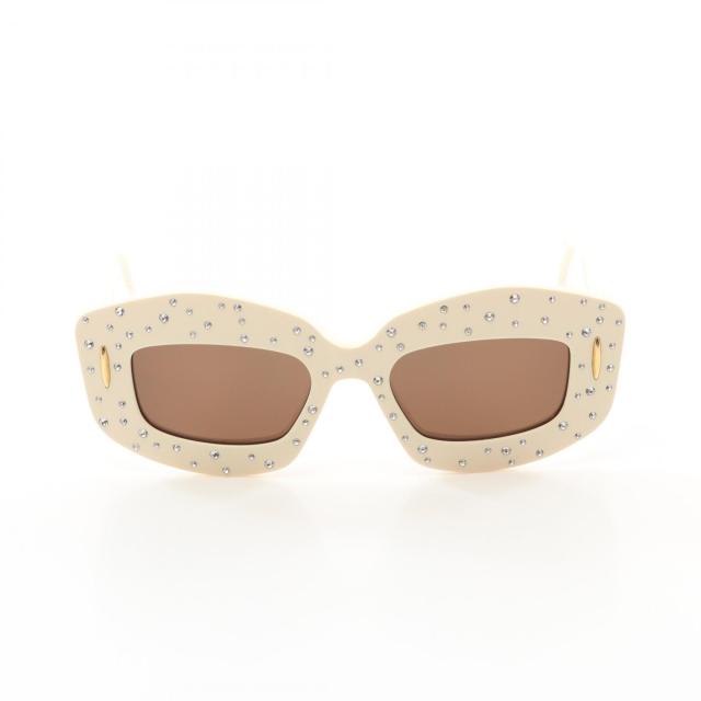 ロエベ LOEWE サングラス 衣料品 プラスチック レディース アイボリー系 LW4114IS49925E 【新品】