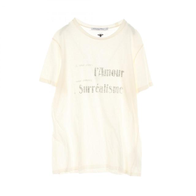 ディオール Dior カットソー 衣料品 トップス コットン ファブリック レディース ホワイト系 / ブラック系 【中古】