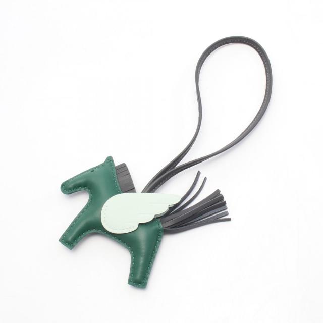 エルメス HERMES ロデオペガサスPM ヴェールモワイヤン アルドワーズ ヴェールペパーミント チャーム アクセサリー アニョーミロ アニョーミロ レディース グリーン系 / グレー系 【中古】