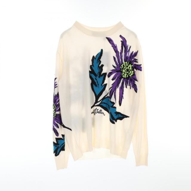 ルイ・ヴィトン LOUIS VUITTON シスルインターシャプル ニット 衣料品 トップス ウール メンズ アイボリー系 / マルチカラー RM231 X87 HON89W 【中古】